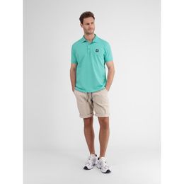 Lerros Herren Lerros Poloshirt &raquo;Herren Poloshirt mit Stretchanteil, unifarben&laquo; blau S
