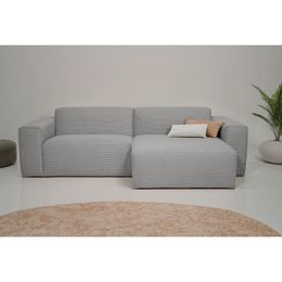OTTO home Ecksofa &raquo;Koa, 228 cm, L-Form, Modulsofa in Cord, Chenille, Struktur, Webstoff&laquo; Designsofa, weicher Lounge-Sitzkomfort, Welleunterfederung, 