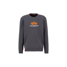 Alpha Industries Damen Sweater &raquo;Basic Sweatshirt Rubber ML&laquo; grau M