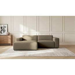 OTTO home Ecksofa &raquo;Koa, 228 cm, L-Form, Modulsofa in Cord, Chenille, Struktur, Webstoff&laquo; Designsofa, weicher Lounge-Sitzkomfort, Welleunterfederung, 
