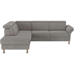 Home Affaire &raquo;Calypso L-Form&laquo; mit Relaxfunktion motorisch im Sofa 2,5- Sitzer grau 100% Polyester