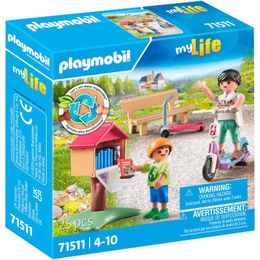 Playmobil Konstruktions-Spielset &raquo;B&uuml;chertausch f&uuml;r Leseratten (71511), My Life&laquo; Made in Europe bunt Konstruktions-Spielset