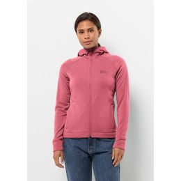 Jack Wolfskin Damen Fleecejacke &raquo;WALDSEE HOODED JKT W&laquo; mit Kapuze pink XXL (48)