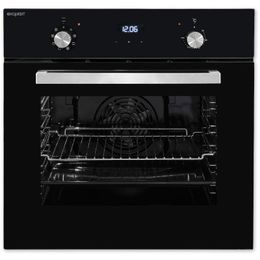 Exquisit Einbaubackofen &raquo;EBE 657-2H sw&laquo; Pizzafunktion &ndash; ideal f&uuml;r Pizza, Focaccia und mehr! schwarz Einbaubackofen