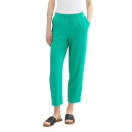 Tom Tailor Denim Damen Tom Tailor Denim 7/8-Hose Sommerhose im Streifen-Design gr&uuml;n M (38), N-Gr