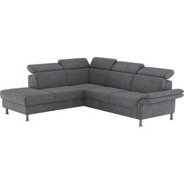 Home Affaire &raquo;Calypso L-Form&laquo; mit Relaxfunktion motorisch im Sofa 2,5- Sitzer grau 100% Polyester