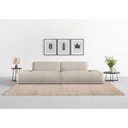 Trendmanufaktur Big-Sofa &raquo;Braga, toller Sitzkomfort, Designsofa&laquo; in moderner Optik, mit hochwertigem Kaltschaum grau 100% Polyester