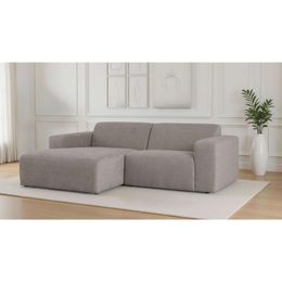 OTTO home Ecksofa &raquo;Koa, 228 cm, L-Form, Modulsofa in Cord, Chenille, Struktur, Webstoff&laquo; Designsofa, weicher Lounge-Sitzkomfort, Welleunterfederung, 