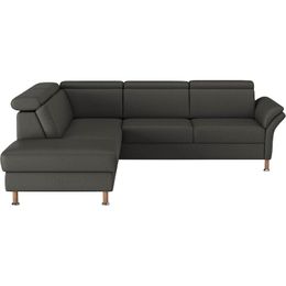 Home Affaire &raquo;Calypso L-Form&laquo; mit Relaxfunktion motorisch im Sofa 2,5- Sitzer grau 100% Polyester