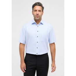 Eterna Herren Kurzarmhemd &raquo;COMFORT FIT&laquo; NON IRON (b&uuml;gelfrei) blau 40, Normalgr&ouml;&szlig;en