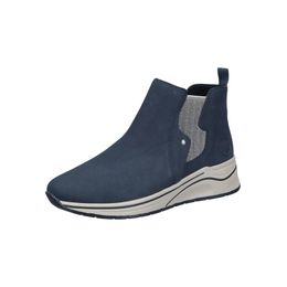Rieker Stiefelette Damen Gr&ouml;&szlig;e 36 blau Winterschuhe