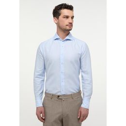 Eterna Damen Langarmhemd &raquo;SLIM FIT&laquo; EASY IRON (b&uuml;gelleicht) blau 38, Normalgr&ouml;&szlig;en