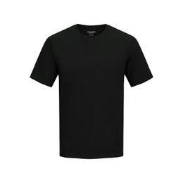 Jack & Jones Jack & Jones Herren Rundhalsshirt &raquo;JJEPERFECT TEE O-NECK SS SN&laquo; mit Rundhalsausschnitt schwarz XS
