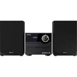 Sharp Audio-System &raquo;XL-B517D Mikro&laquo; 2.0 CD-Laufwerk 45 W Bluetooth ) schwarz Equalizer-(EQ)-Voreinstellungen
