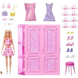 Barbie Spielwelt &raquo;Traumkleiderschrank mit Modepuppe&laquo; bunt Spielwelt