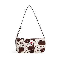 Tommy Jeans Damen Schultertasche &raquo;TJW MUST COW SHOULDER BAG&laquo;, Damen Tragetasche, Umh&auml;ngetasche in modischem Kuh-Print
