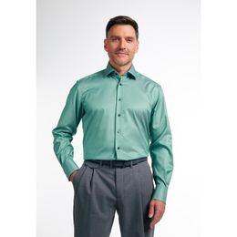Eterna Herren Langarmhemd &raquo;COMFORT FIT&laquo; NON IRON (b&uuml;gelfrei) gr&uuml;n 46, Normalgr&ouml;&szlig;en