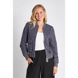 Zhrill Damen Blouson &raquo;ZHJULIE&laquo; in Unifarbe grau S