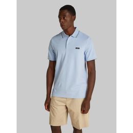 Calvin Klein Herren Poloshirt &raquo;STRETCH PIQUE TIPPING POLO&laquo; mit Streifendetail am Kragen blau S