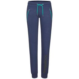 Kangaroos Damen Kangaroos Sweathose mit kontrastfarbenen Details, Loungewear blau 32/34, N-Gr