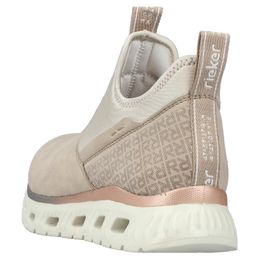 Rieker Sport Damen RIEKER Sport Schlupfboots , High-Top-Sneaker, Schlupfboots mit elastischem Schaft beige 38