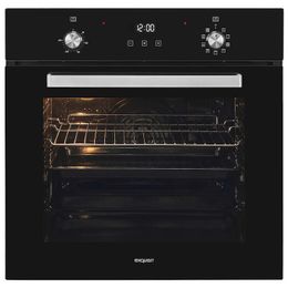 Exquisit Backofen &raquo;EBE76-9-H-020 schwarz&laquo; mit 1-fach-Teleskopauszug Pizzafunktion &ndash; ideal f&uuml;r Pizza, Focaccia und mehr! schwarz Backofen