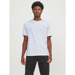 Jack & Jones Jack & Jones Herren Rundhalsshirt &raquo;JJEPAULOS TEE SS CREW NECK NOOS&laquo; Baumwollmischung, regular fit wei&szlig; S