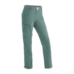 Maier Sports Damen Funktionshose &raquo;Nata&laquo; Damen Wanderhose, zipp-off Outdoor-Hose, 3 Taschen, Regular Fit blau 36, Normalgr&ouml;&szlig;en