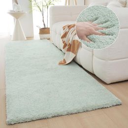 OTTO home Hochflor-L&auml;ufer &raquo;Microfaser Teppich Magong, besonders weich, sehr feiner Flor&laquo; rechteckig 25 mm H&ouml;he uni Teppiche, Wohnzimmer, Schlafzimmer,