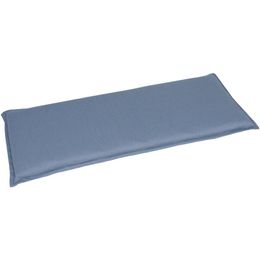GO-DE Bankauflage &raquo;2-Sitzer&laquo; Ma&szlig;e ca.: 48 cm x 115 cm x 6 cm blau Polyester, Polyurethan
