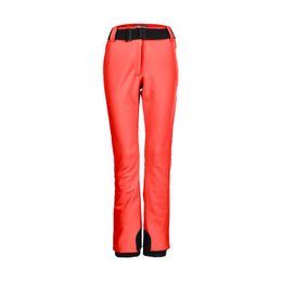 Killtec Damen Skihose &raquo;KSW 221 WMN SKI SFTSHLL PNTS&laquo; Atmungsaktive, wasserabweisende Softshell Hose mit Fleecefutter orange 40, Normalgr&ouml;&szlig;en