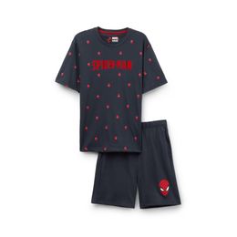 Iuman Intimissimi Uomo Pyjama Herren Gr&ouml;&szlig;e S nachtblau / rot / wei&szlig;