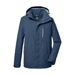 Killtec Herren Outdoorjacke &raquo;KOS 256 MN JCKT_CARLEB&laquo; Wind- und wasserdichte Herrenjacke mit abnehmbarer Kapuze blau M