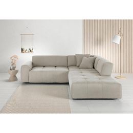3C Candy Ecksofa &raquo;Yoshy Komfortsofa, bequem und modern, hochwertige Verarbeitungsdetails&laquo; Zwei verschiedene Sitztiefen durch verstellbare R&uuml;ckenlehne,