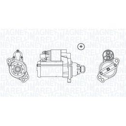 MAGNETI MARELLI Starter 063720058010 12V f&uuml;r VW AUDI 02M911024J 02M911021G 02M911022F