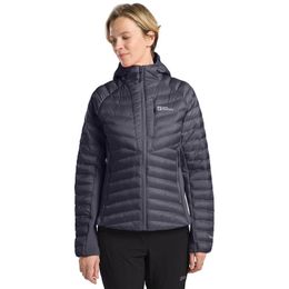 Jack Wolfskin Damen Funktionsjacke &raquo;ROUTEBURN PRO INS JKT W&laquo; mit Kapuze grau L (42/44)