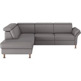 Home Affaire &raquo;Calypso L-Form&laquo; mit Relaxfunktion motorisch im Sofa 2,5- Sitzer grau 100% Polyester