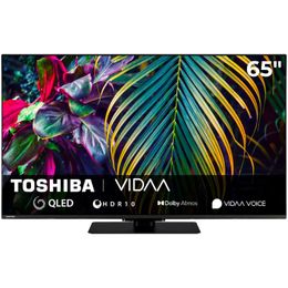Toshiba QLED-Fernseher &raquo;65QV3F63DA&laquo; 164 cm/65 Smart-TV schwarz Erleben Sie Dolby Atmos: Tauchen Sie ein in einen beeindruckenden 360-Grad-Sound, der Sie 