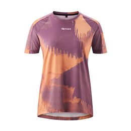 Gonso Damen Radtrikot &raquo;VENINA&laquo; Damen MTB-Radshirt kurzarm, leichtes Fahrradtrikot, Funktionsshirt orange 36