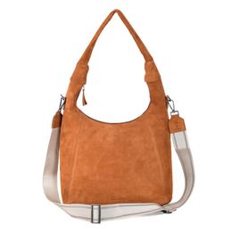 Harbour 2nd Damen Harbour 2nd Hobo &raquo;Laurine&laquo; Damen Handtasche, Umh&auml;ngetasche, Schultertasche mit Ziern&auml;hten beige
