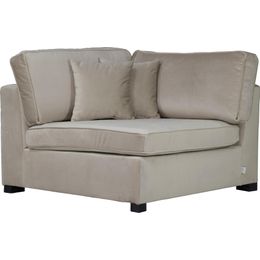 Sofaelement Home Affaire "Skara", beige (dunkelbeige), B:100cm H:86cm T:100cm, Polsterelemente, Modul zum eigenen Zusammenstellen, in vielen Bezugsqualit&auml;ten