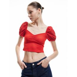 KOTON T-Shirt Damen Gr&ouml;&szlig;e M rot