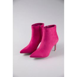 Aniston Shoes Damen Aniston SHOES Stiefelette , Ankleboots in spitzer Form - NEUE KOLLEKTION pink 40