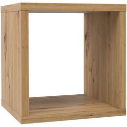 FORTE Regalw&uuml;rfel Regalw&uuml;rfel, B/H/T 38,2x38,3x32,9 cm, langlebige Beschichtung braun Holzwerkstoff