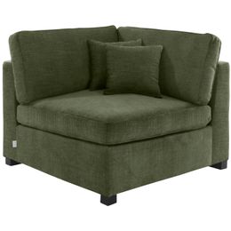 Sofaelement Home Affaire "Skara", gr&uuml;n, B:100cm H:86cm T:100cm, Polsterelemente, Modul zum eigenen Zusammenstellen, in vielen Bezugsqualit&auml;ten