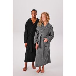 Bruno Banani Unisex-Bademantel &raquo;Robby, ideal f&uuml;r Sauna & Spa, Standardl&auml;nge & &Uuml;berl&auml;nge&laquo; 1 Stk. Damen & Herren Badem&auml;ntel, Baumwolle, mit Taschen, Sauna, XS-3XL 