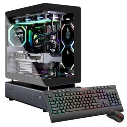 GAMEMAX Gaming-PC &raquo;N80 BK 8050 AMD Ryzen 5 9600X 32GB DDR5 1TB SSD RX 9070&laquo; Windows 11, DDR5 RAM, Wasserk&uuml;hlung WLAN AX (Wi-Fi 6E) & Bluetooth 5.3; 4x