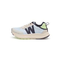 Woden Sneaker Damen Gr&ouml;&szlig;e 37 navy / hellblau / neongr&uuml;n