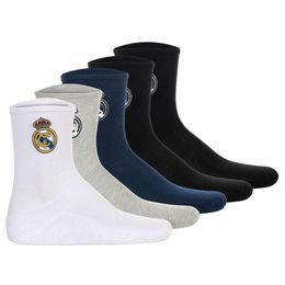 Real Madrid Socken Jungen Gr&ouml;&szlig;e 35/38 dunkelblau / schwarz / wei&szlig;