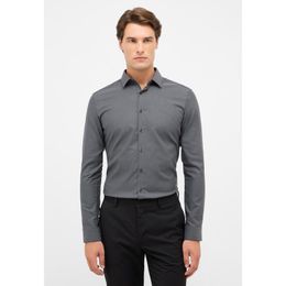 Eterna Herren Langarmhemd &raquo;SUPER SLIM&laquo; NON IRON (b&uuml;gelfrei) schwarz 44, Normalgr&ouml;&szlig;en